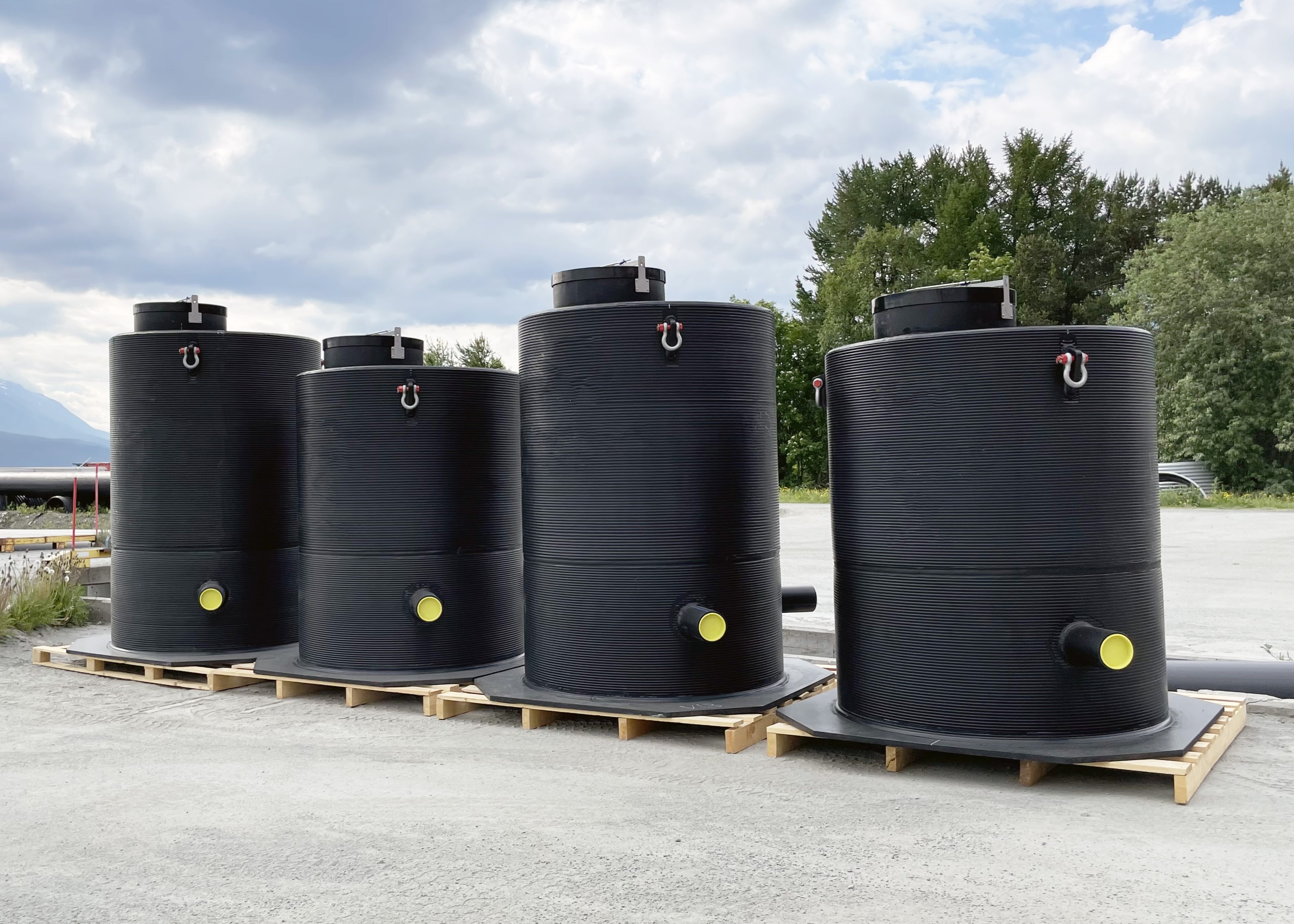 Hallingplast og Haplast samarbeider om PE vannkummer | Hallingplast